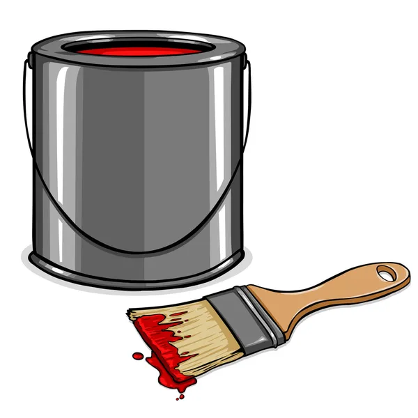 Paint can vector Stock Vectors, Royalty Free Paint can vector ...