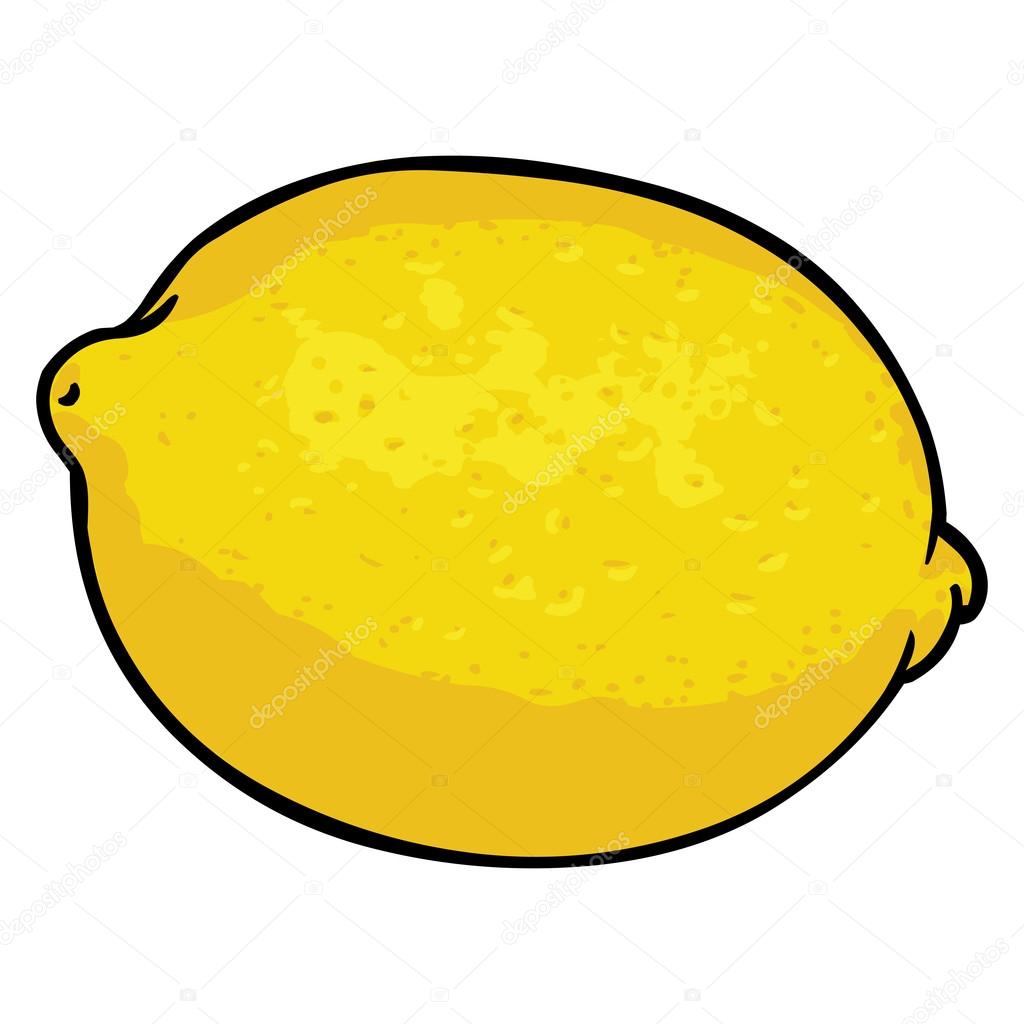 Caricature de vecteur citron — Image vectorielle nikiteev © #31213417