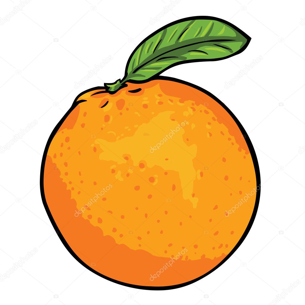 Dibujos animados Vector naranja — Vector de stock © nikiteev #31213459
