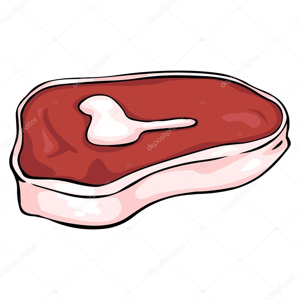 Vectores De La Carne De Dibujos Animados Descargar