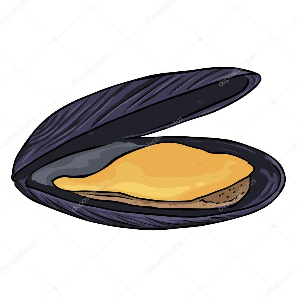 Moules de dessin animé — Image vectorielle nikiteev © #47186943