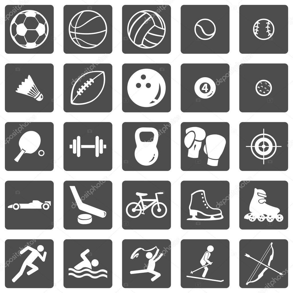 Vector Set of Sport Icons Stock Vector Image by ©nikiteev #47931561