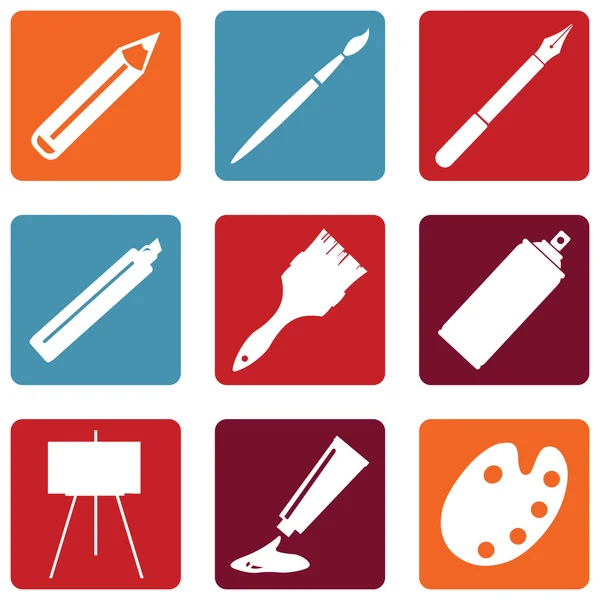 Art Icons Stock Vector Image by ©nikiteev #49252217