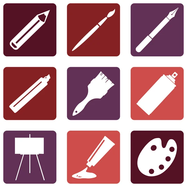 Art Icons Stock Vector Image by ©nikiteev #49252217