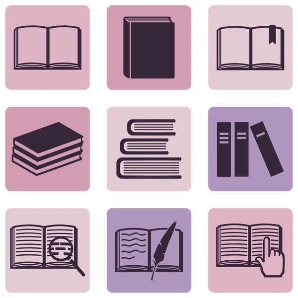 Books Icons Stock Vector by ©nikiteev 49253741