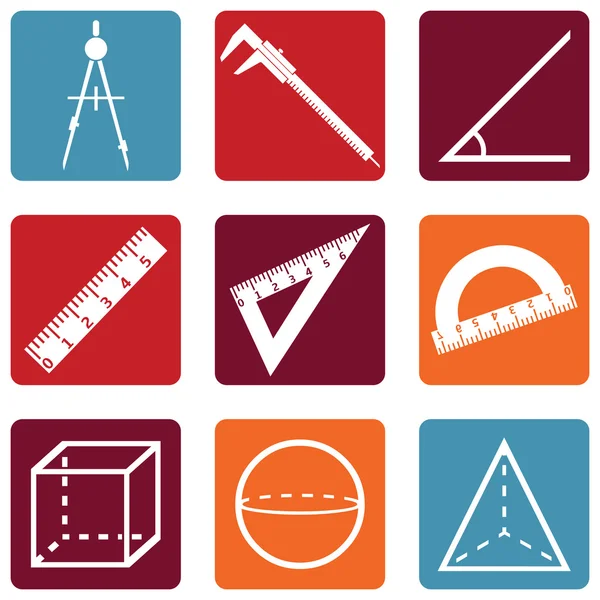 Geometry Icons Stock Vector Image by ©nikiteev #49254009