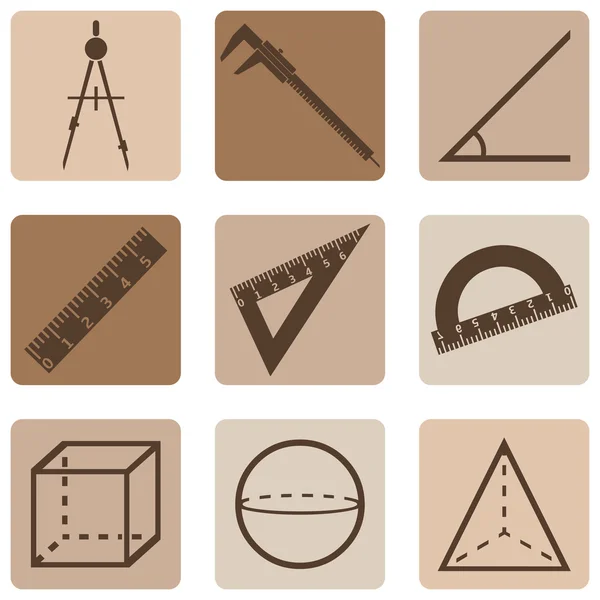 Set of Geometry Icons. Stock Vector Image by ©nikiteev #69104675