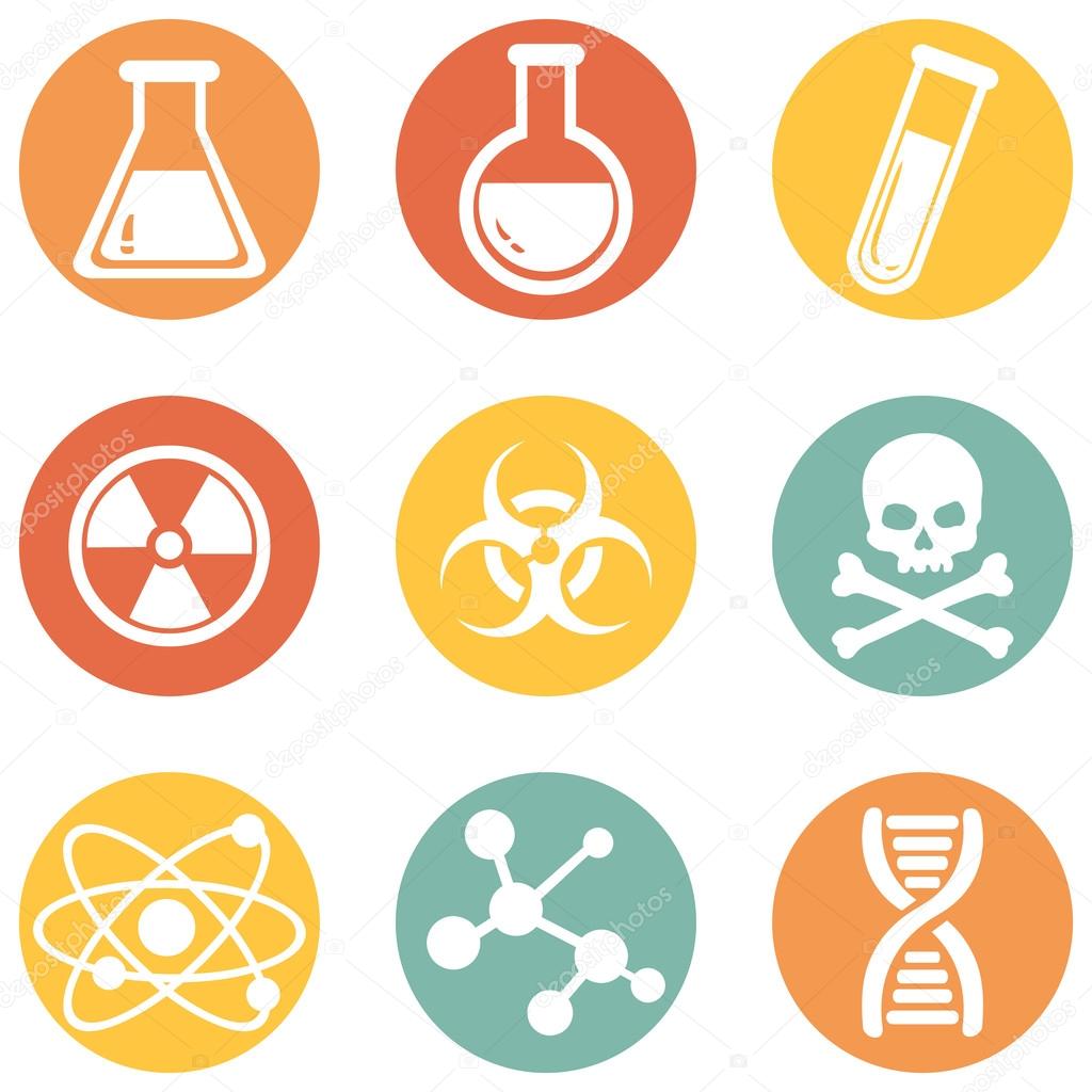 Chemistry Icons Stock Vector Image by ©nikiteev #49252147
