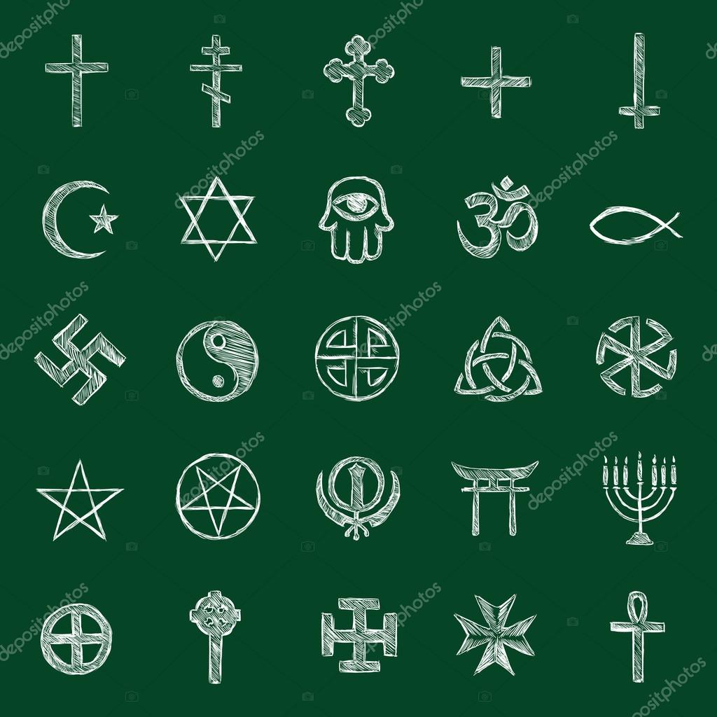 Religious Icons — Stock Vector © nikiteev #50563615