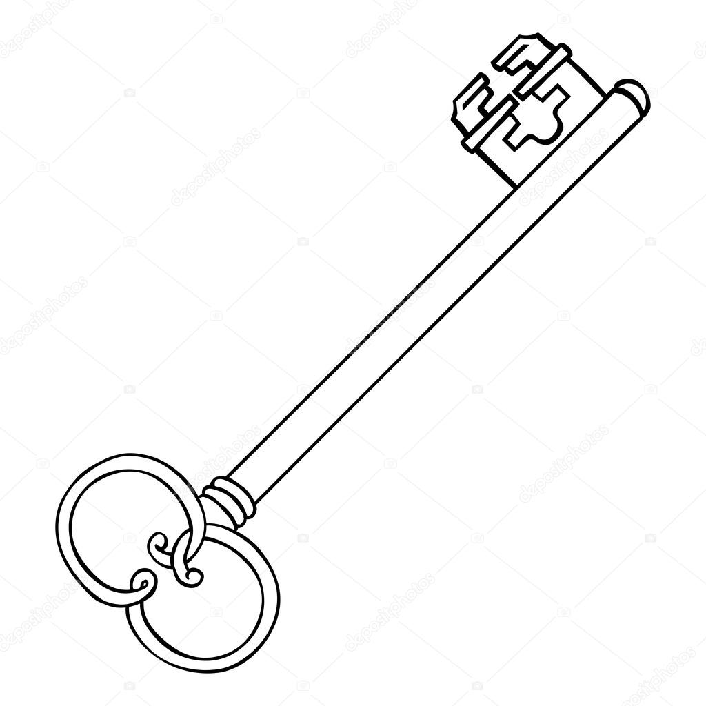 clé antique — Image vectorielle nikiteev © #51286955