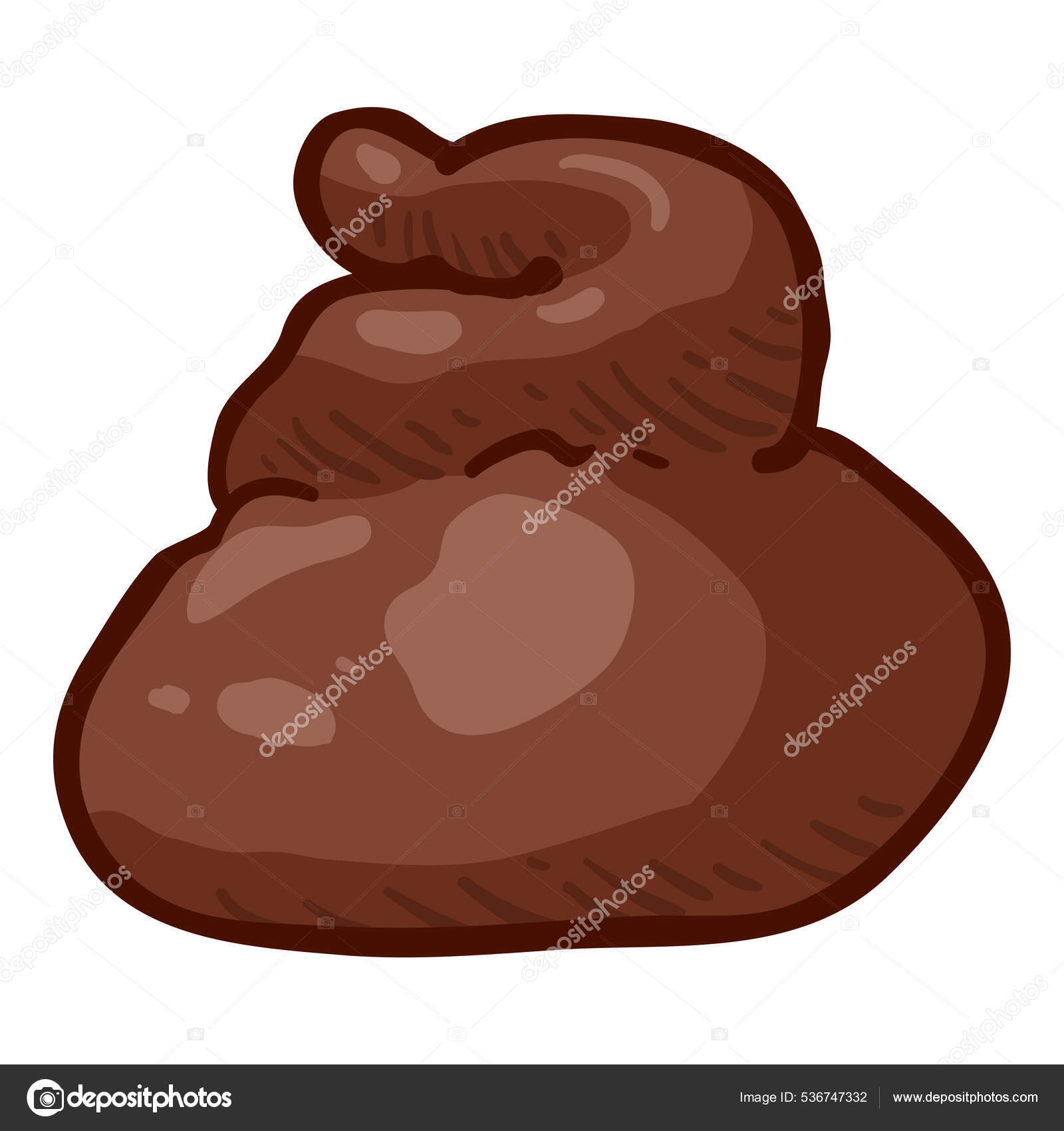 Image vectorielle Cartoon Pile Shit Vector Poop Illustration par ...