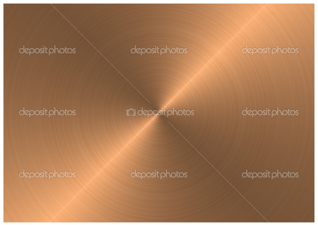 Representación por ordenador de una superficie de disco de cobre 2024