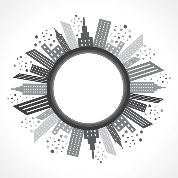 Grey buildings — Stock Vector © graphicsdunia4u #32941811