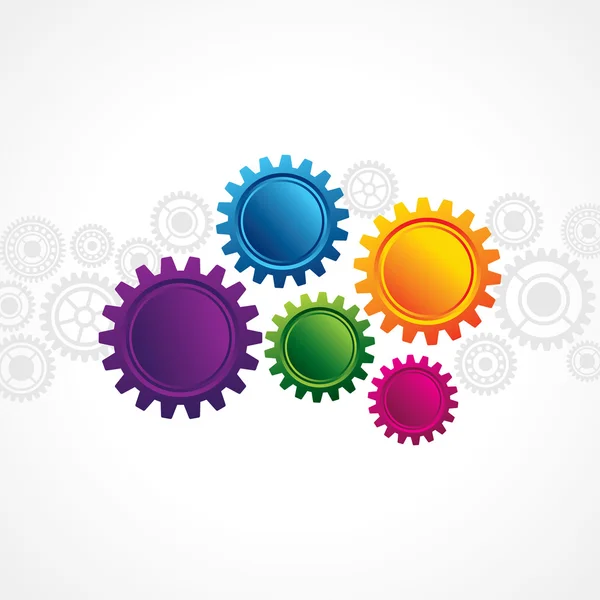 Colors gear Stock Vector Image by ©yupiramos #25409211