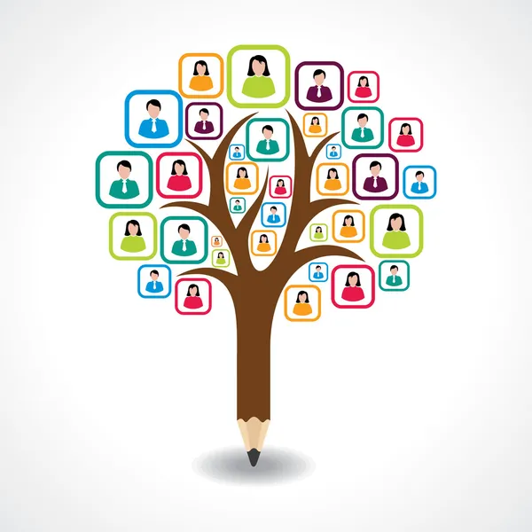 Collective tree Vector Art Stock Images | Depositphotos