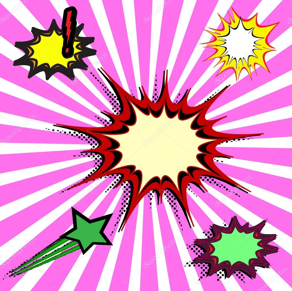 BD BD bulle de bande dessinée fond de bande dessinée explosion de bande ...