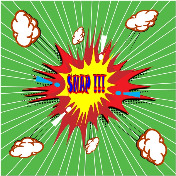 Comic book explosion vector illustration background Stock Vector Image ...