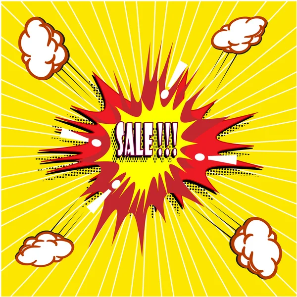 Comic book explosion vector illustration background Stock Vector Image ...