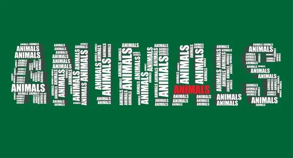 Word cloud typography text word art vector illustration Stock Vector ...