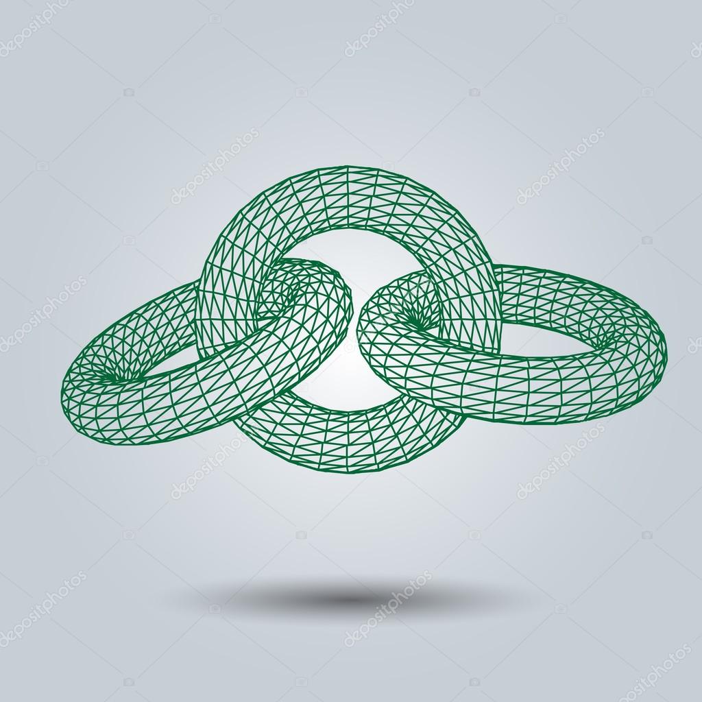 Geometric background 3d geometric abstract art geometric lines vector ...