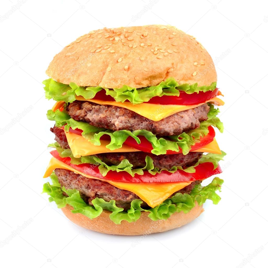 Big gamburger — Stock Photo © alex495 #28447907