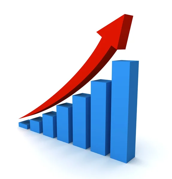 Rising business graph Stock Photo by ©mstanley 78539624