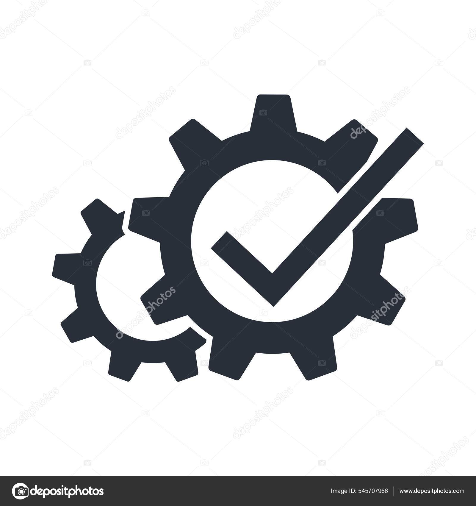 Technical Specifications Conformity Vector Icon Isolated White ...