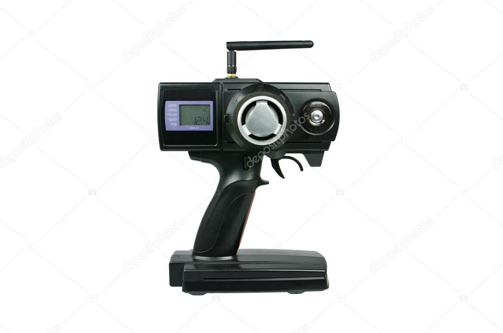 Radio controlled (RC) transmitter for model cars Stock Photo by ...