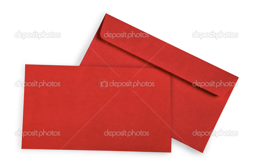 Red card and envelope. — Stock Photo © dp3010 #30856287