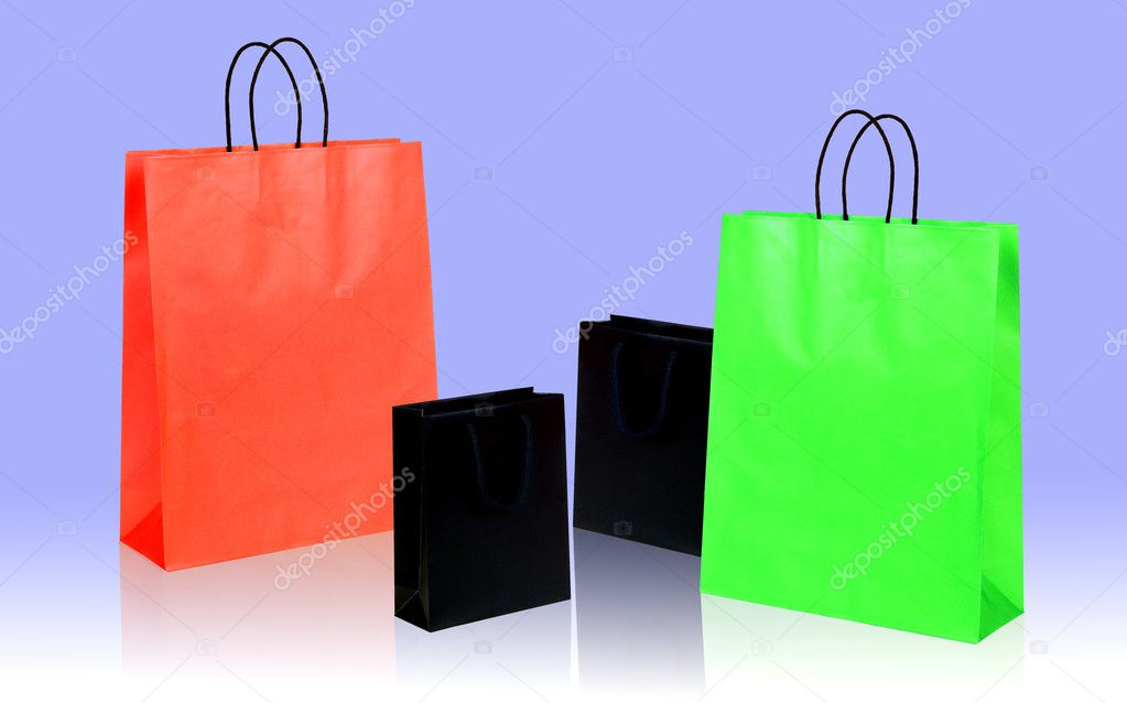 Four shopping bags. — Stock Photo © dp3010 #31004139
