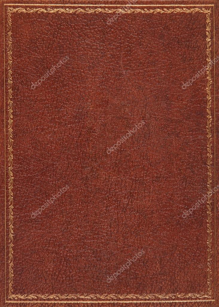 Brown leather cover Stock Photo by ©dp3010 39681997