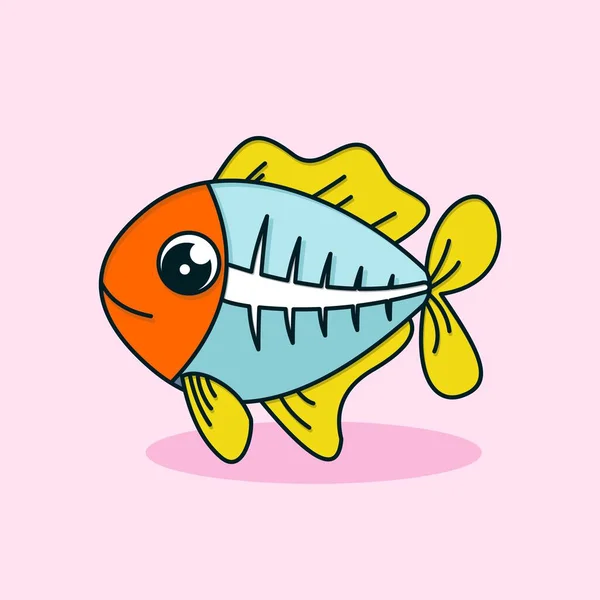 Funny cartoon happy fish Stock Photos, Royalty Free Funny cartoon happy ...