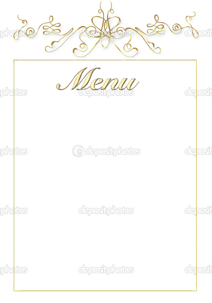 Wedding Menu Background