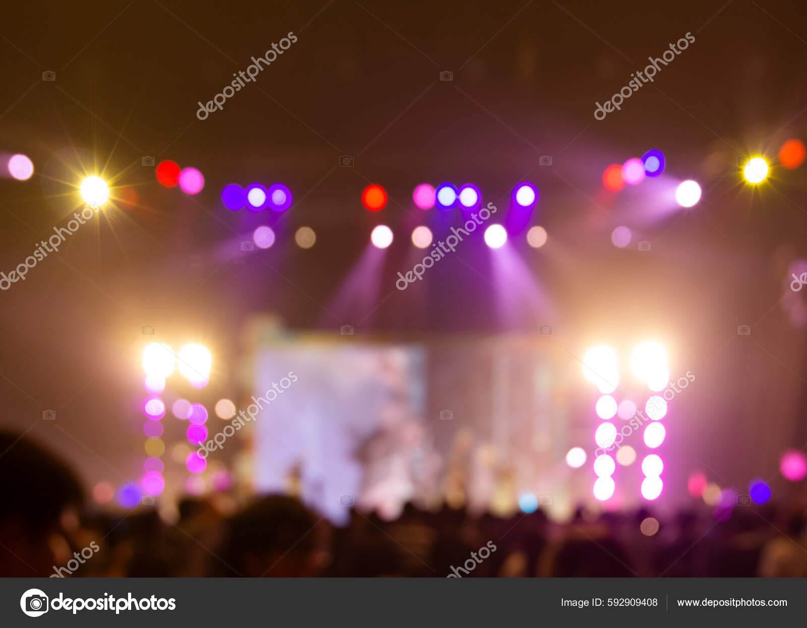 Bright Colorful Stage Lights