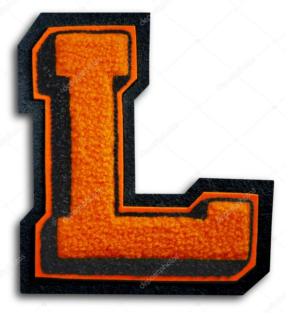 Orange Letter L