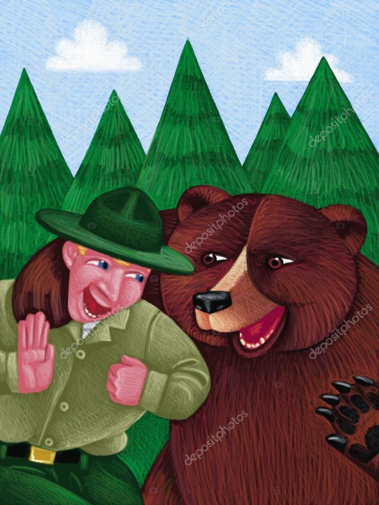 Illustration of Park Ranger Stock Photo by ©ronjoe 29376247