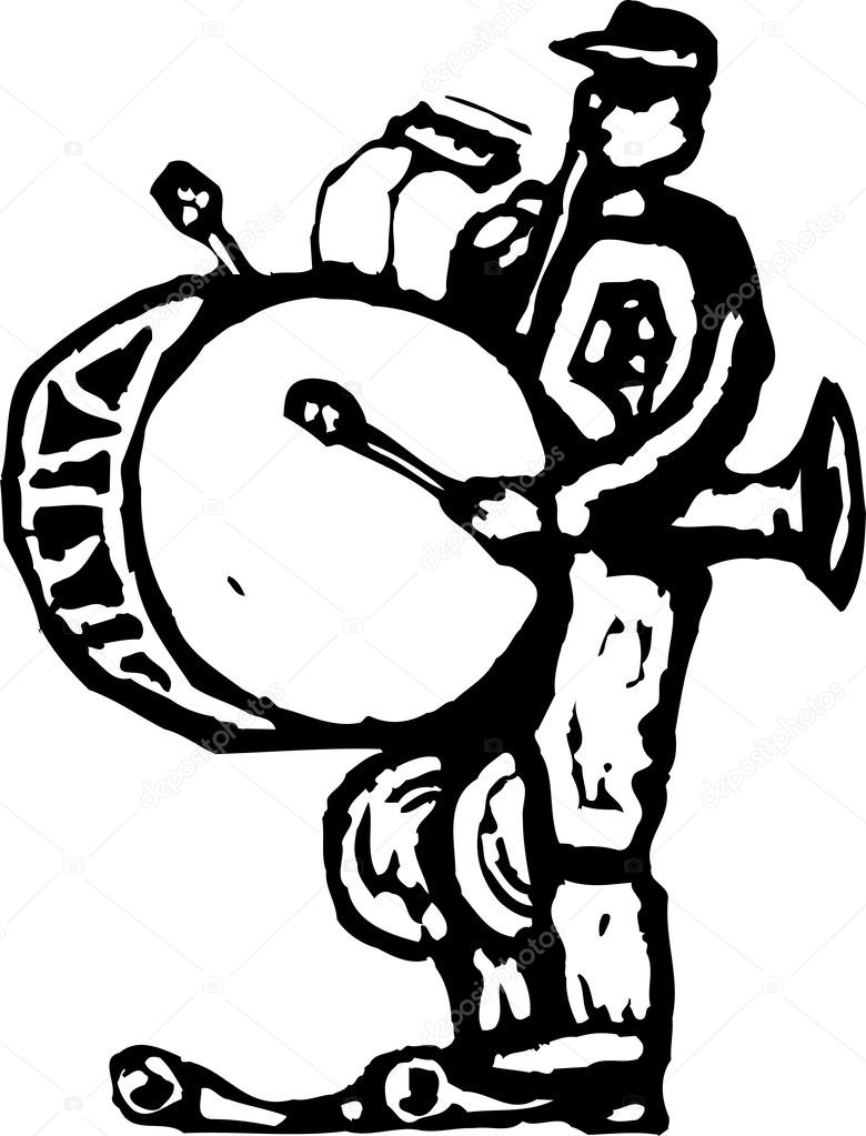 One Man Band Clipart