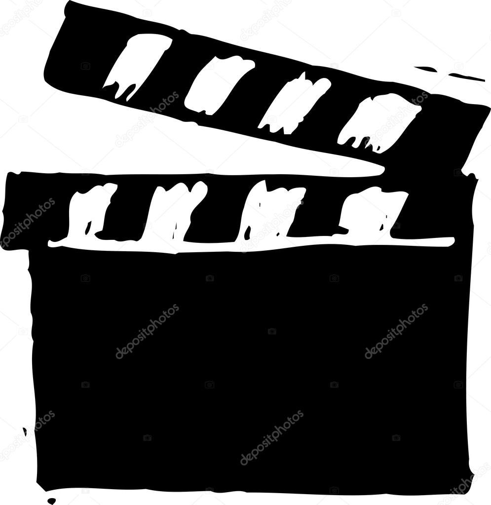 Vector Illustration of Movie Clapboard Stock Vector by ©ronjoe 29462857
