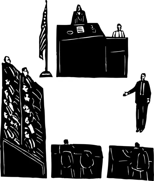 Courtroom judge Vector Art Stock Images | Depositphotos