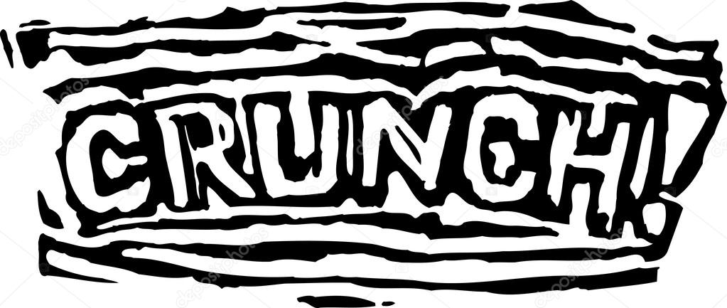 Vector Illustration of Crunch! Word Design — Stock Vector © ronjoe ...