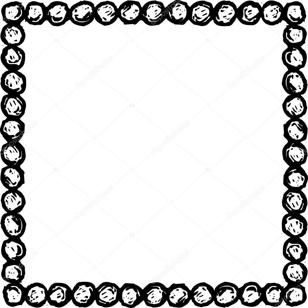 Woodcut Illustration of Border — Stock Vector © ronjoe #29513497