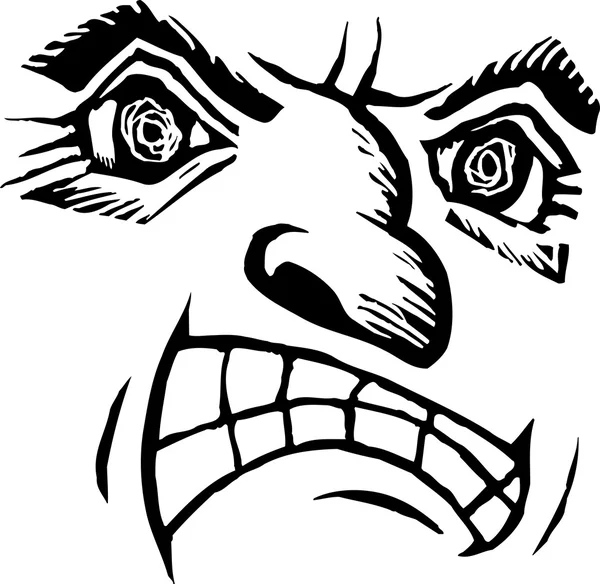 15,524 Angry man face Vector Images | Depositphotos