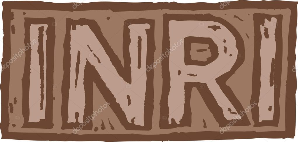 Ilustración de INRI Vector de stock #29846191 de ©ronjoe