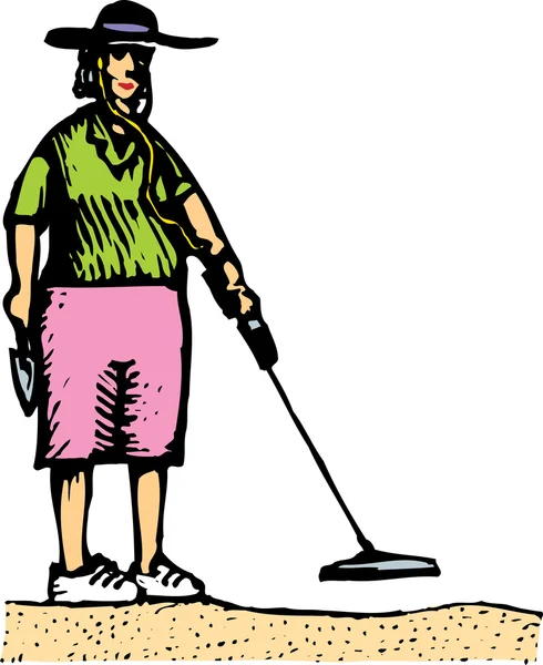 Metal detector Stock Vectors, Royalty Free Metal detector Illustrations ...