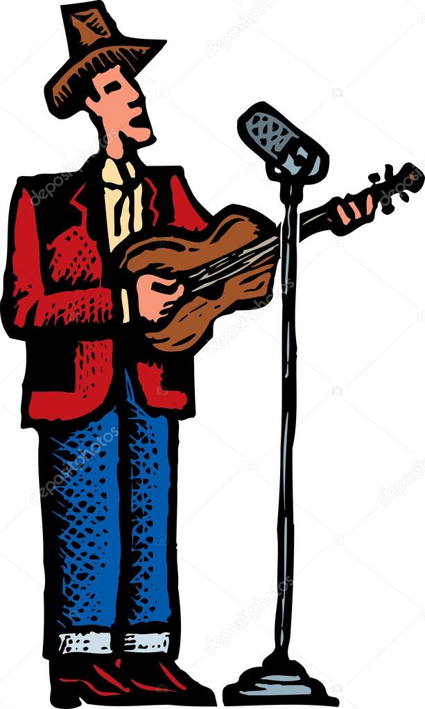 Country Singer Stock Vector Image by ©ronjoe #30502123
