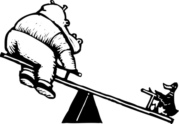 169 Teeter totter Stock Illustrations | Depositphotos