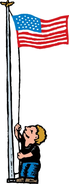 Flag raising Vector Art Stock Images | Depositphotos