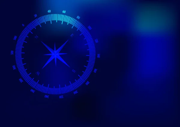 Blue Background With Compass — Stock Vector © Fla 16218893
