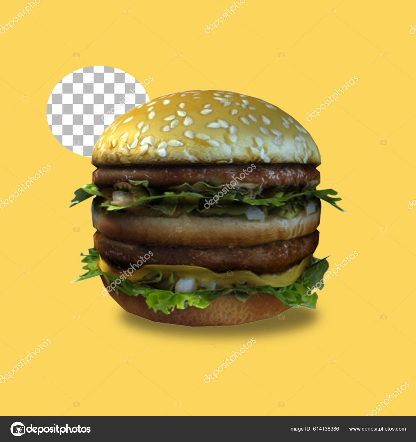 Flying Hamburger Your Fast Food Concept — Stock Photo © checorners ...