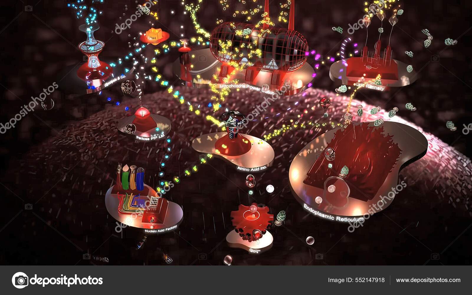 Las Polimerasas Adn Son Enzimas Que Sintetizan Moléculas Adn — Foto de ...